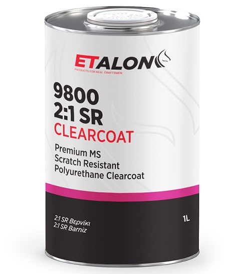 Etalon 9800 2:1 SR Premium MS PU Lak otporan na ogerbotine, 1.5L set sa učvršćivačem
