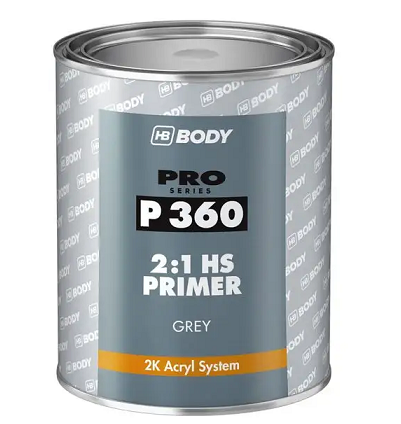 HB Body P360 2:1 HS Prajmer 1L, sivi