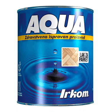 Irkom Aqua Transparentni lak za parket – Zdravstveno ispravan proizvod, 0.75L