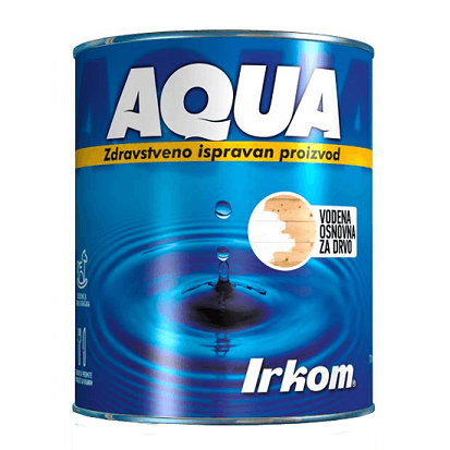 Irkom Aqua Vodena osnovna za drvo, bela- Zdravstveno ispravan proizvod, 0.7L