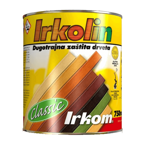 Irkom Irkolin Classic – Alkidni premaz za dekoraciju i dugotrajnu zaštitu drveta