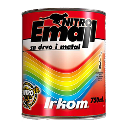 Irkom Nitro emajl za drvo i metal, 750ml