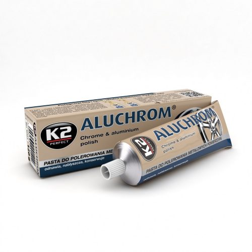 K2 ALUCHROM – Polir pasta za aluminijum i hrom, 120g