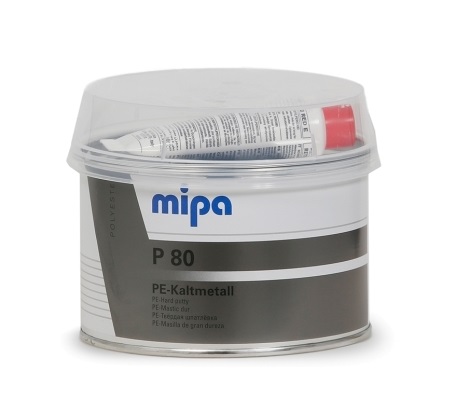 Mipa P80 „Hladni metal“ – Tvrdi git sa aluminijumskim česticama, 1Kg (set sa herterom i špahtlom)