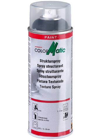 MoTip Color Matic Strukturni sprej za plastiku crni, 400ml