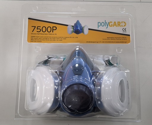 PolyGARD 7500P Polu-maska za zaštitu respiratornih organa, komplet