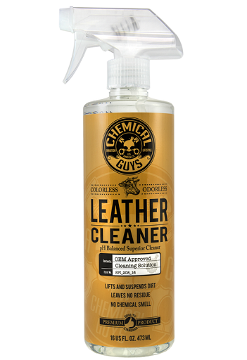 Chemical Guys Leather Cleaner – Bezbojni i bezmirisni super čistač kože, 473ml (SPI_208_16)
