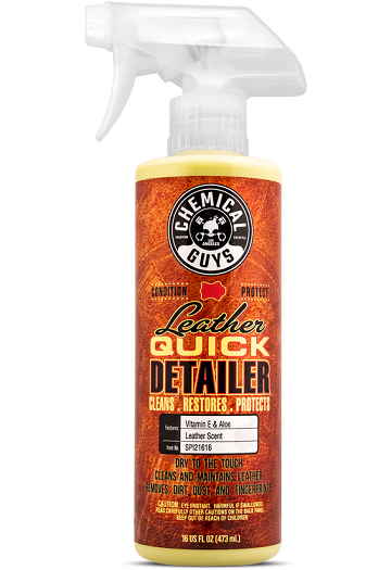 Chemical Guys Leather Quick Detailer – Čistač, osveživač i zaštita kože, 473ml (SPI21616)