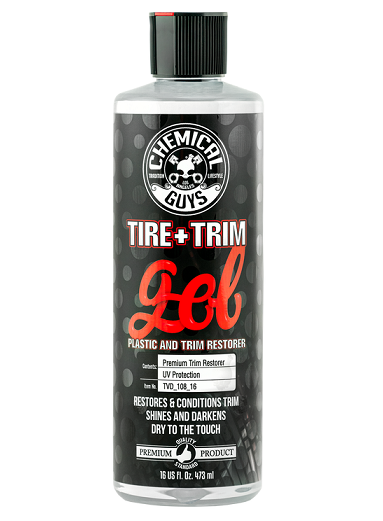 Chemical Guys Tire+Trim Gel – Restorer i zaštita za plastiku i gumu visokog sjaja, 473ml (TVD_108_16)