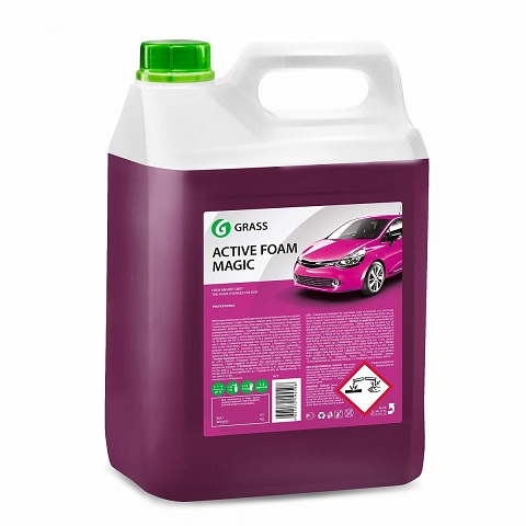 Grass Active Foam Magic – Koncentrovano sredstvo za pranje vozila sa indikatorom promene boje