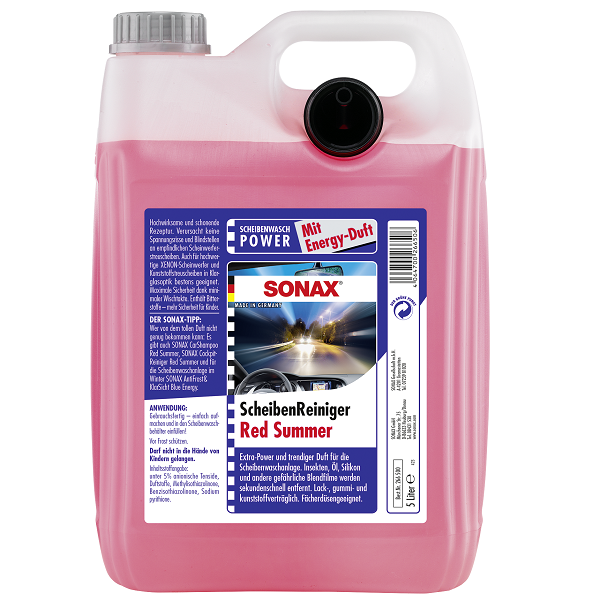 Sonax 266500 tečnost za pranje vetrobrana „Crveno leto“, 5L