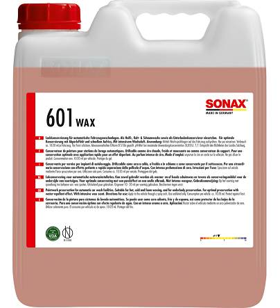 Sonax 601600 Wax 601 – Briljantni vosak sa mirisom, 10L