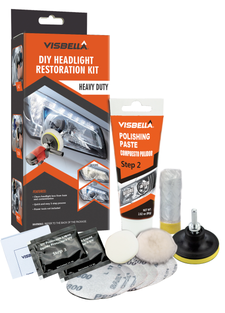 Visbella 0870 Diy Headlight restoration kit Hevy Duty – Set za reparaciju farova