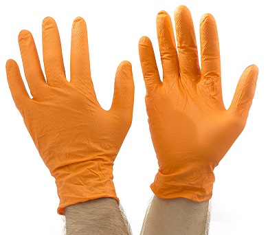 4CR 6768 Orange Pro – Zaštitne nitrilne rukavice