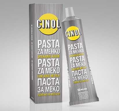 Helios Cinol Pasta za meko lemljenje metala – Tinol pasta, 80gr