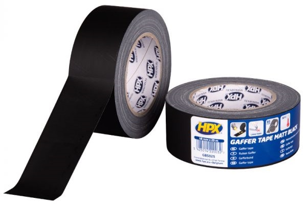 HPX Gaffer Tape – Gafer traka 48mmx25m, crna mat