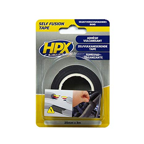 HPX SF2503 Self fusion Vulaknizirajuća traka, 25mm x 3m, crna