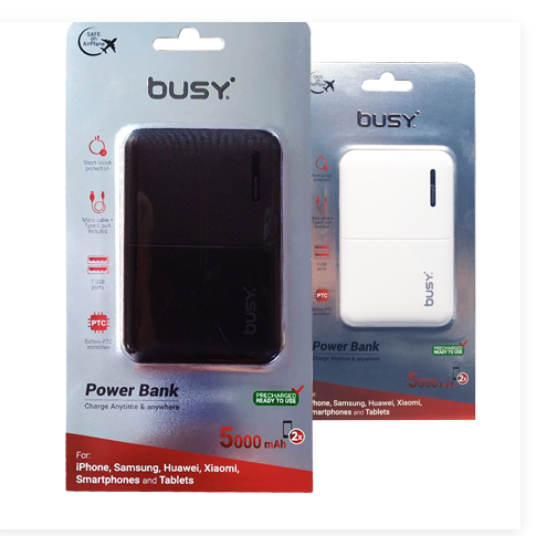 Busy Power Bank – Prenosivi punjač 5000 mAh (60806)