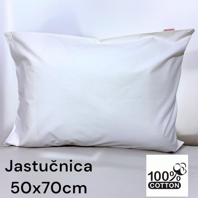 Jastučnica Ranforce 50x70cm Bela