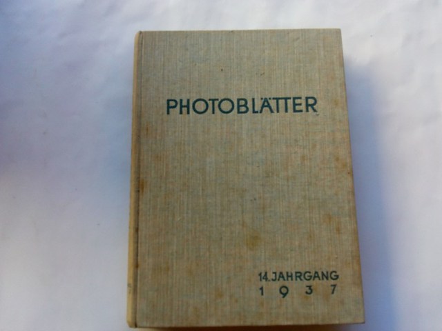 Photoblatter 1937. 12 mesečnih brojeva ukoričeno