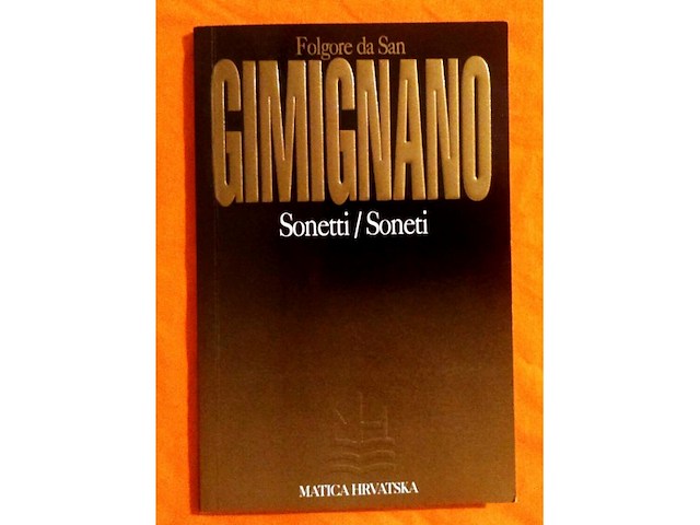 Gimignano, Soneti / Sonneti -NOVA-