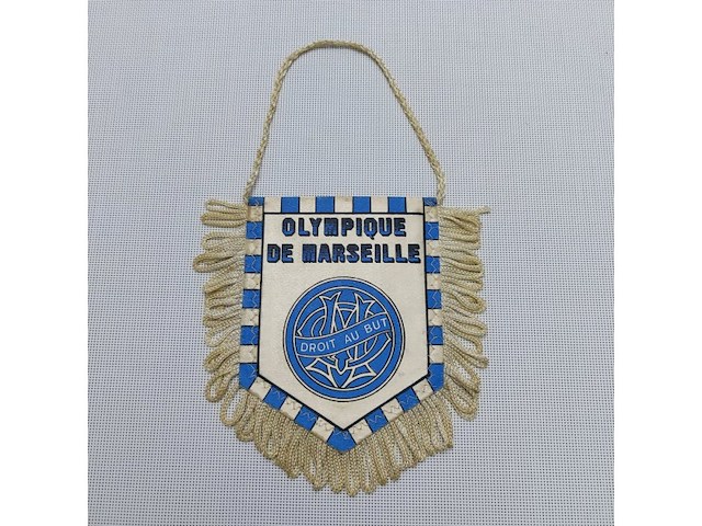 Zastavica FK Olympique de Marseille 8 x 10 cm