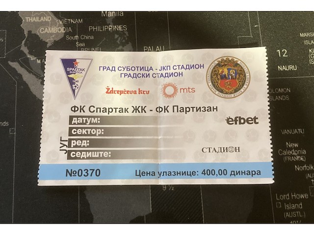 Spartak Subotica - Partizan 0-3, 20.10.2023