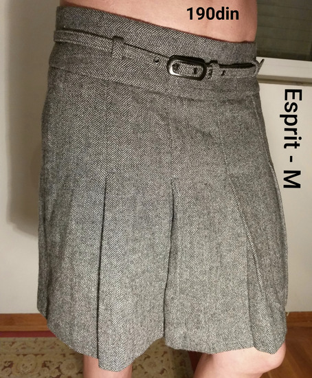 Esprit siva midi suknja M/38