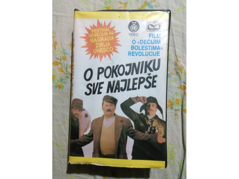 O pokojniku sve najlepse, VHS