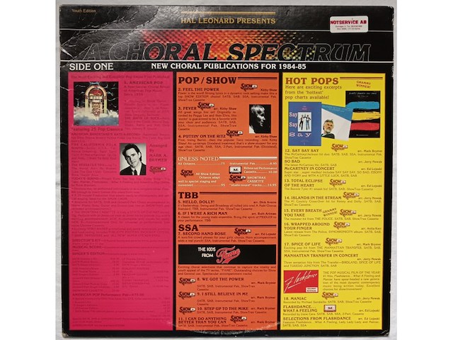 Unknown Artist - Hal Leonard presents a choral spectrum