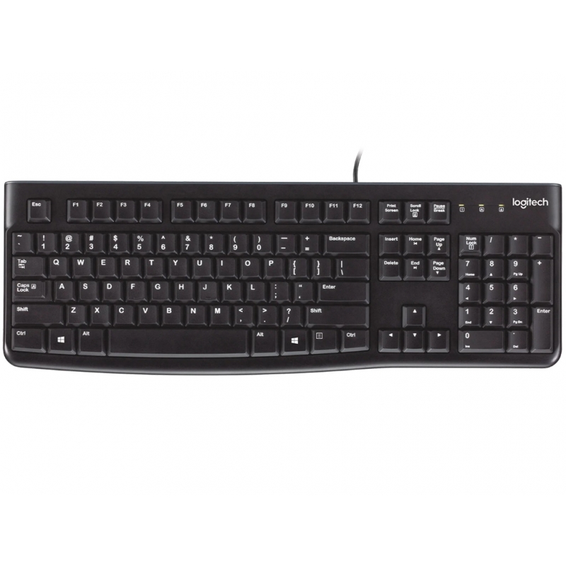 Tastatura LOGITECH K120/Žična/US/Crna