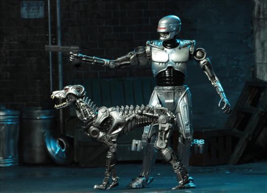 RoboCop Endocop 17 cm & Terminator Dog Neca