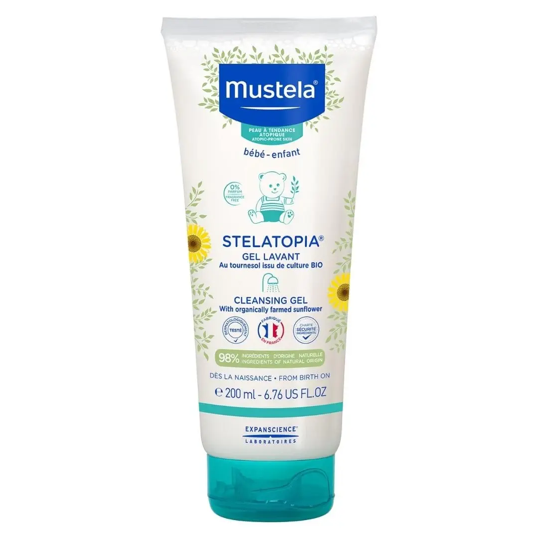 MUSTELA Gel za tuširanje za bebe Stelatopia 200ml