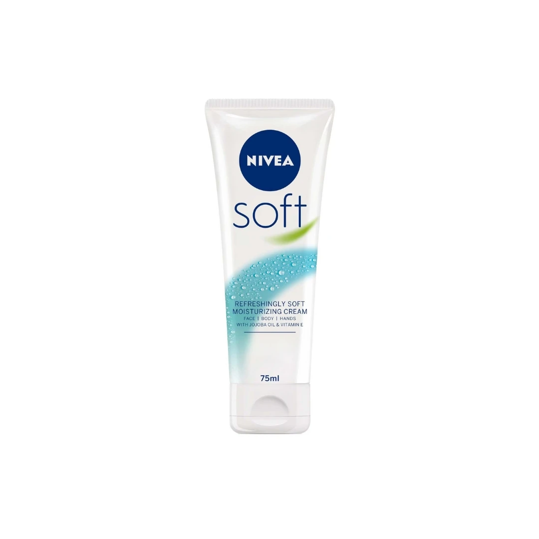 NIVEA Soft Krema u Tubi 75 mL; Univerzalna Krema; sa Vitaminom E