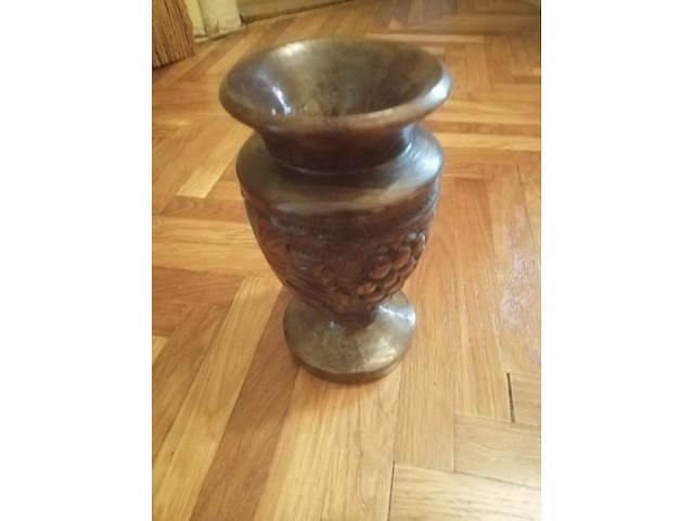 Drvena ručno radjena vaza