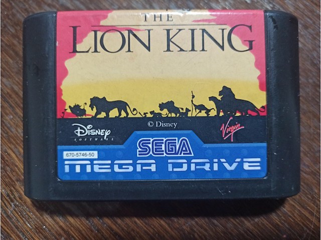 sega. igrica the lion king ispr sa slika