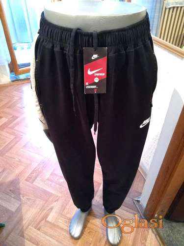 Nova muska trenerka donji deo Nike u velikom broju 3XL 4XL Crna Novo