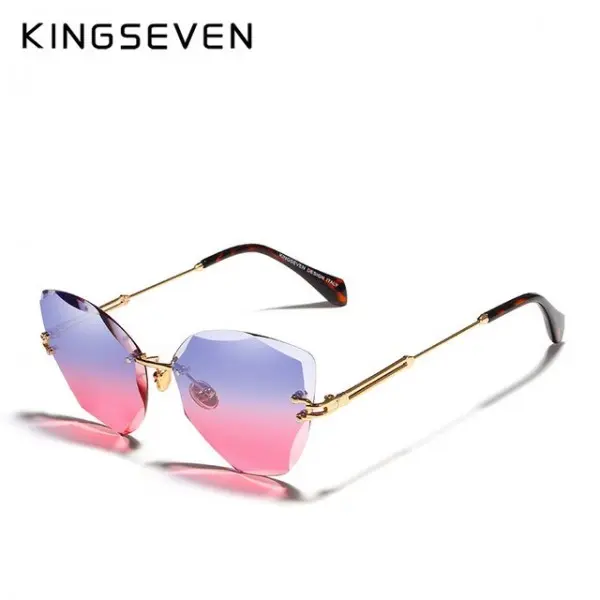 KINGSEVEN Naočare za sunce N801 roze-plave