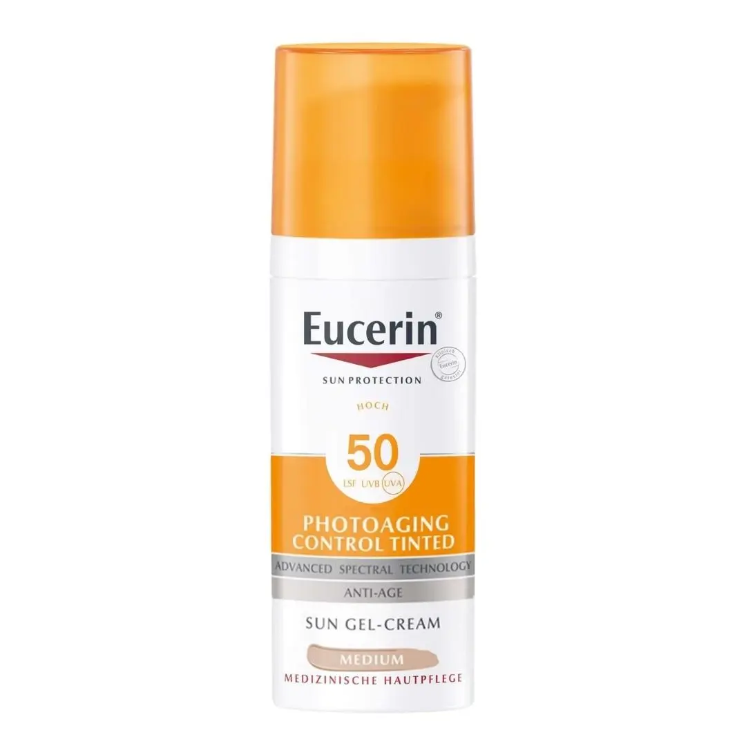 EUCERIN Tonirana krema Sun SPF 50+ tamna 50ml