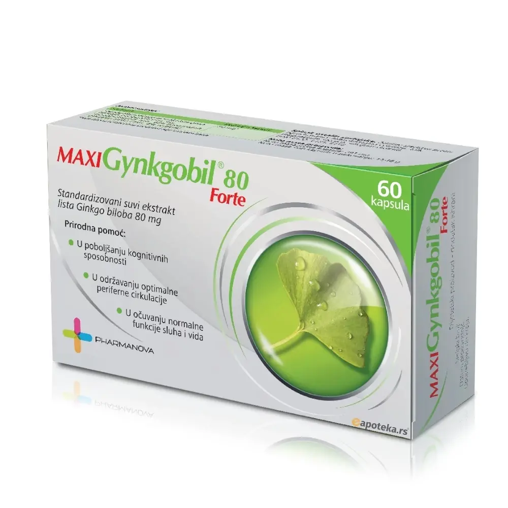 Pharmanova Gynkgobil 80 maxi forte 60X80MG kapsula