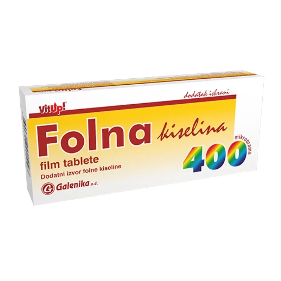 GALENIKA Folna kiselina 400mcg A30