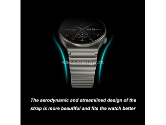 Metalna ekskluziv 3 space gray narukvica 22 mm Huawei Watch, Amazfit Watch, Samsung Watch