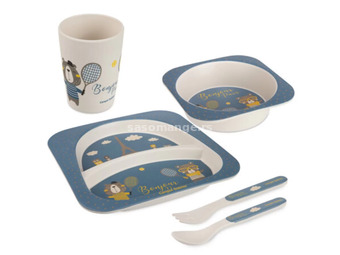 Babies set za hranjenje 5 delova Bonjour Canpol blue