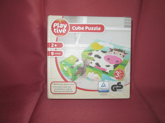 DRVENE KOCKE CUBE PUZZLE 2+