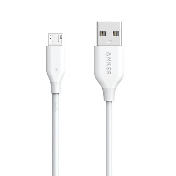 ANKER Kabl Power Line Micro USB 0,9m, bela