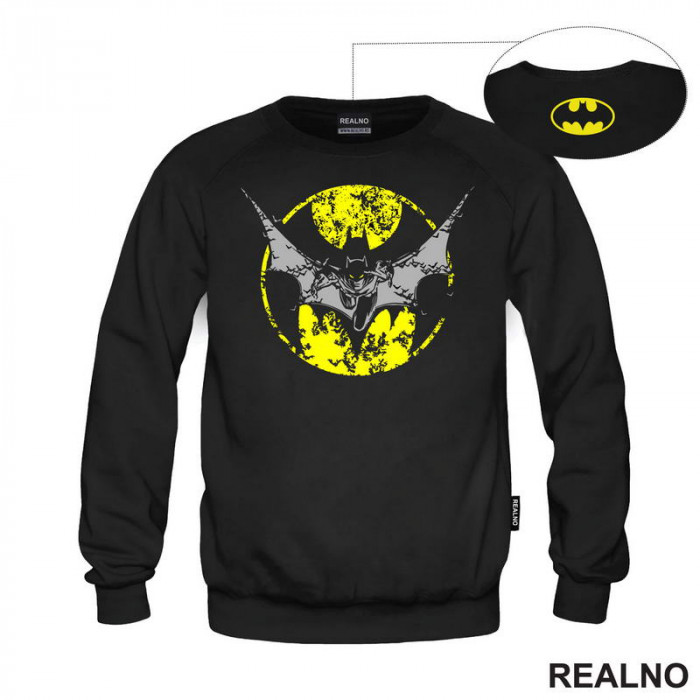 YELLOW MOON - GREY BAT - BATMAN - DUKS