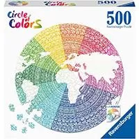 Ravensburger Puzzle slagalica 500 delova Krug boja Mandala 17168