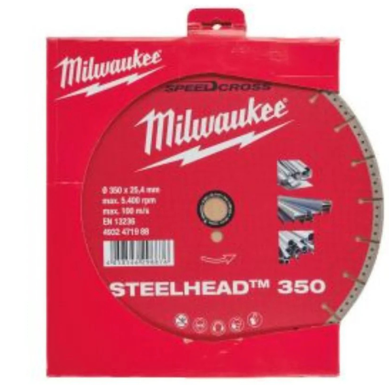 Milwaukee Premium dijamantski disk za sečenje, 350 x 25,4 mm, STEELHEAD, 4932471988