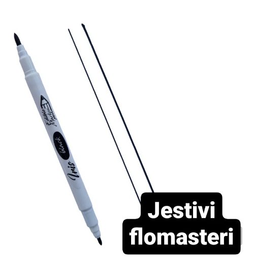 Jestivi flomaster crni