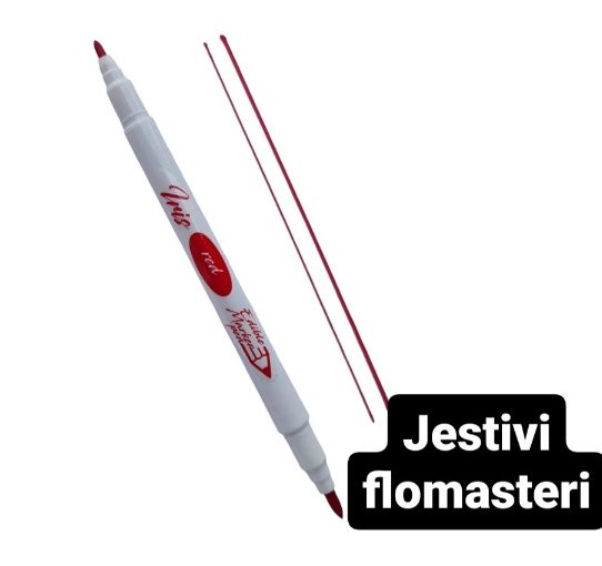 Jestivi flomaster crveni